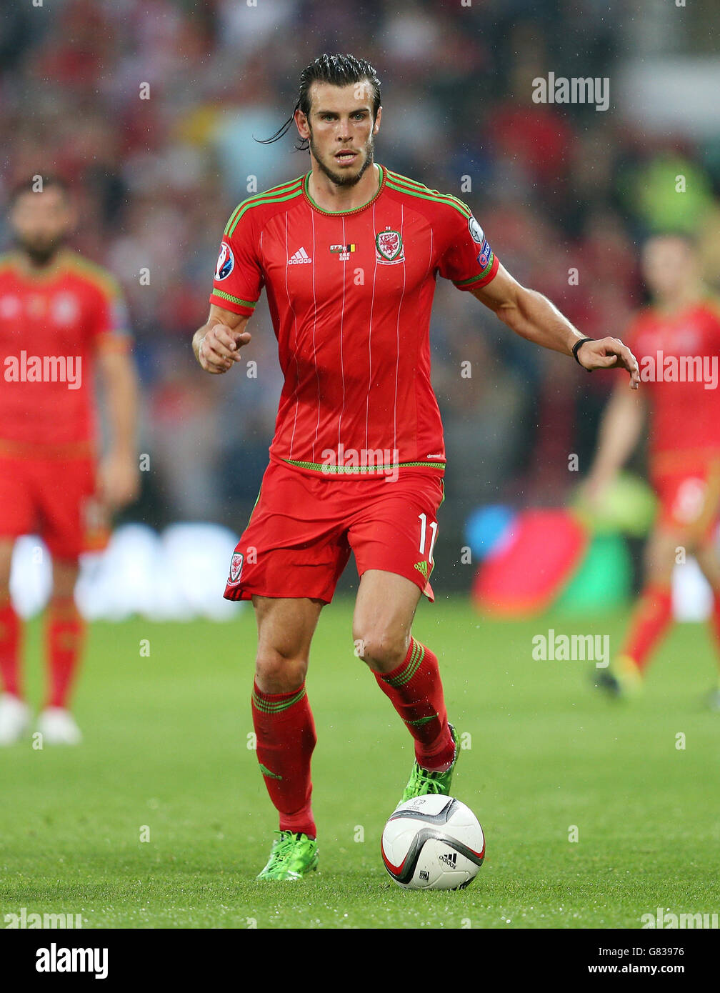 Wales Gareth Bale during the UEFA European Championship Qualifying ...