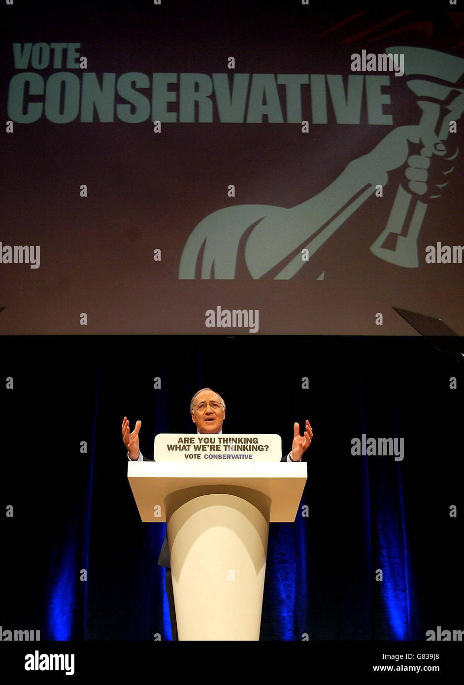 General Election Campaign 2005 - Conservative - Leeds Stock Photo - Alamy