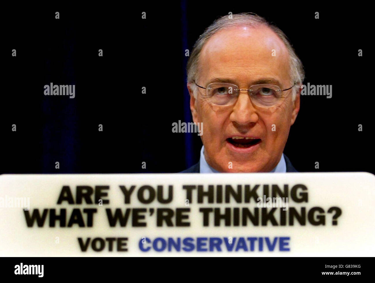 General Election Campaign 2005 - Conservative - Leeds Stock Photo - Alamy