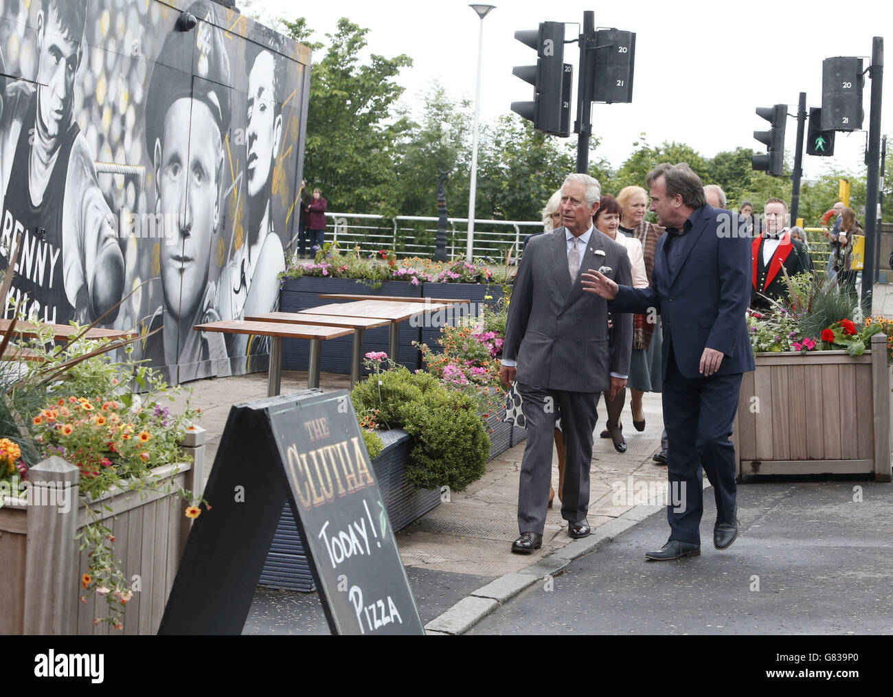 RETRANSMISSION AMENDING BYLINE The Duke of Rothesay (left) with the ...
