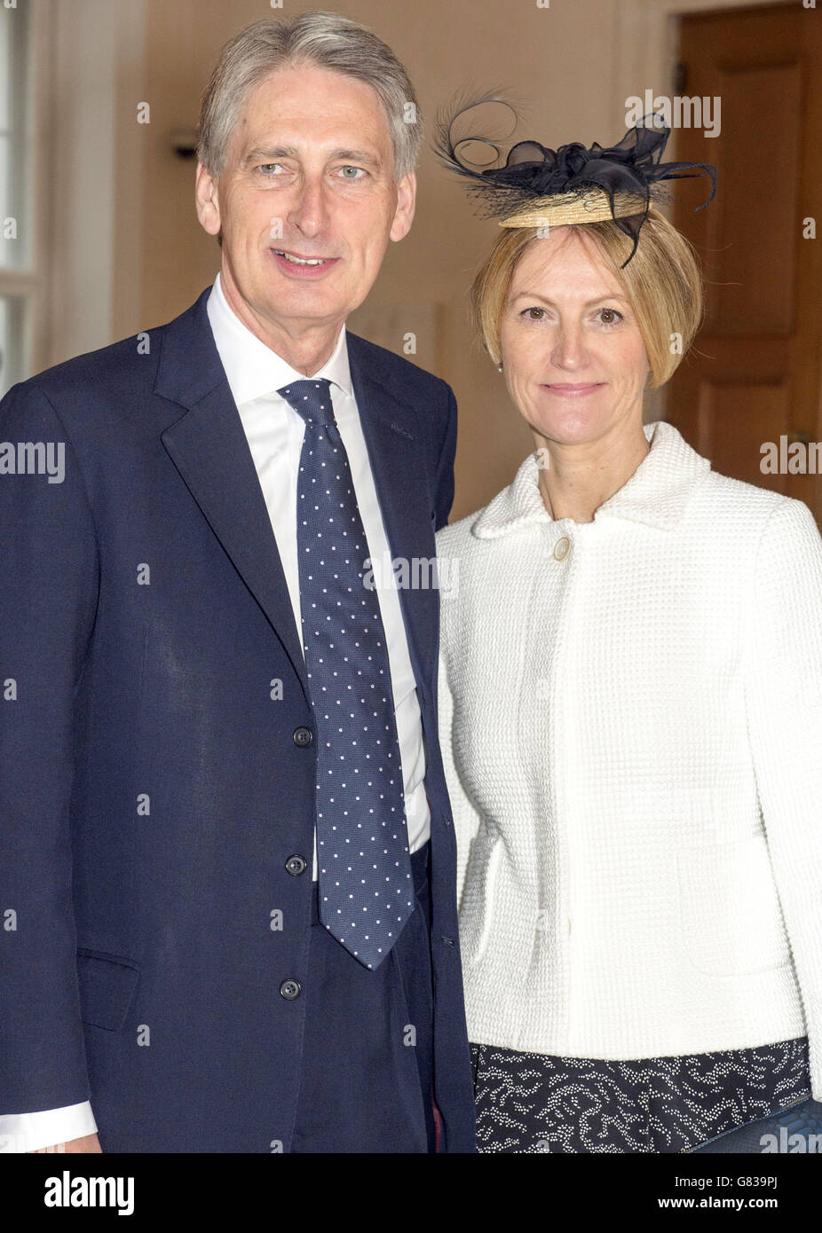 Foreign Secretary Philip Hammond with his wife Susan at the German ...