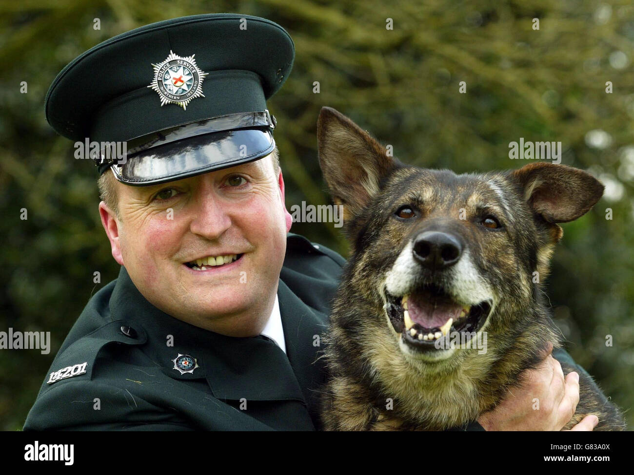 Pc ian eccles northern ireland police force dee hi-res stock ...
