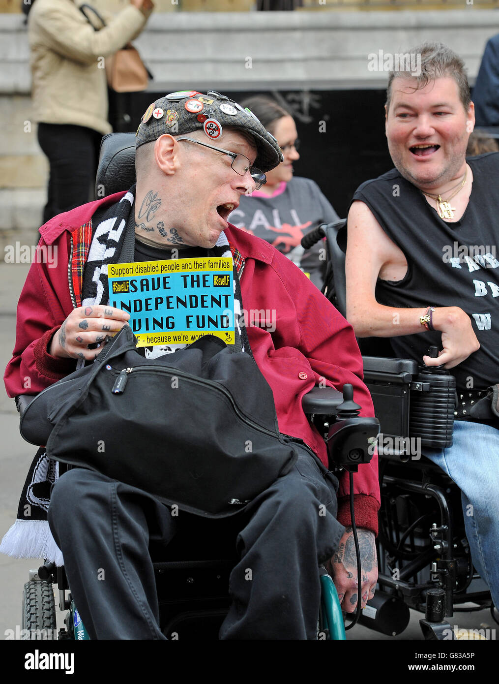 Disability Rights Protest Stock Photo - Alamy