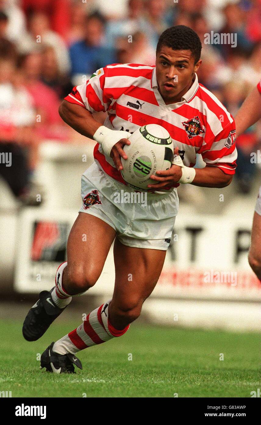 Rugby League. Jason Robinson, Wigan RLFC Stock Photo - Alamy