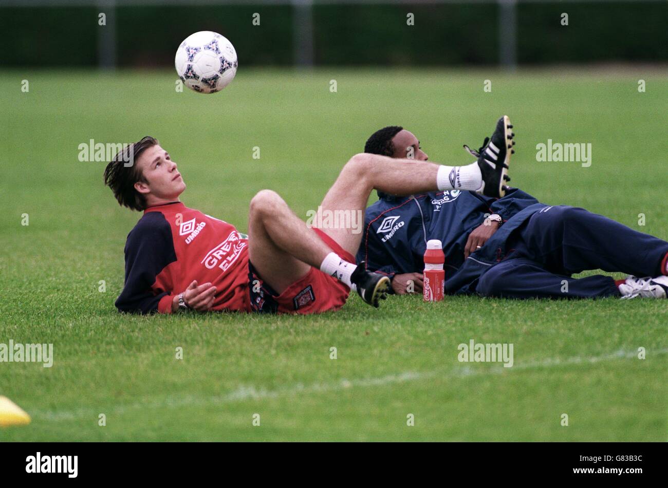 David beckham paul ince hi-res stock photography and images - Alamy