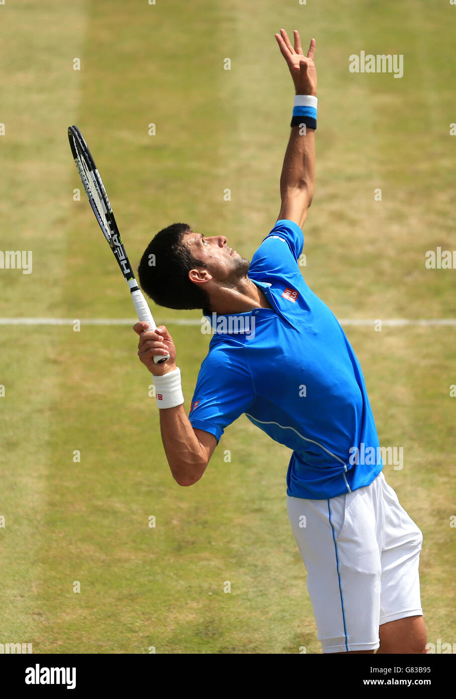 Tennis - The Boodles - Day Four - Stoke Park. Novak Djokovic in action ...