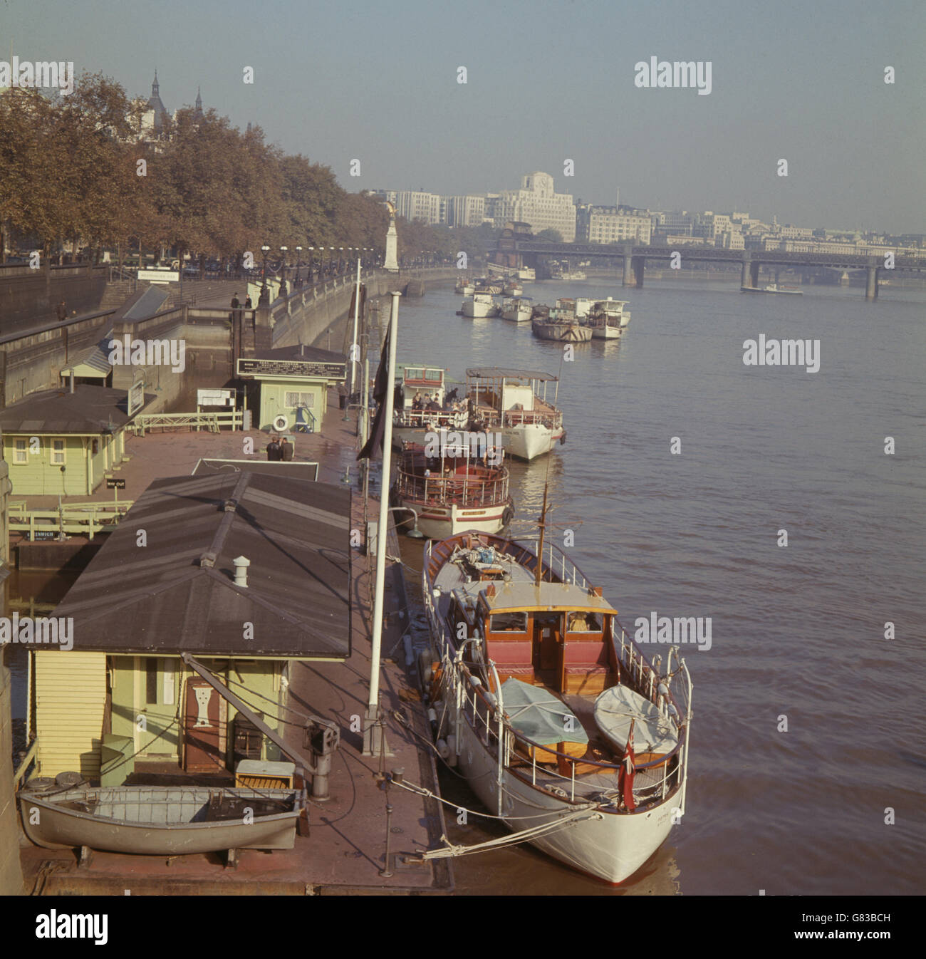 Buildings and Landmarks - River Thames - London Stock Photo - Alamy