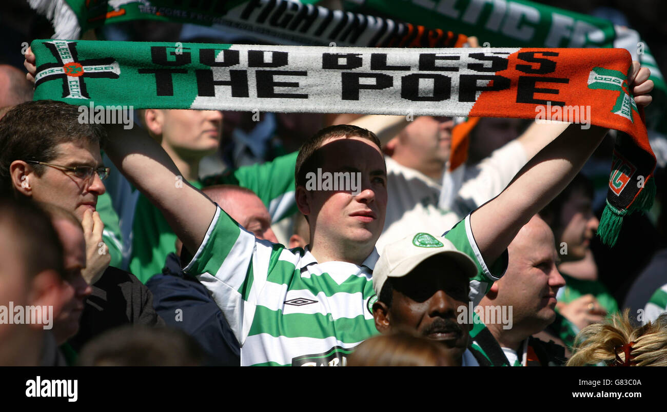 Celtic fans celebrate the installation of the new Pope in the Vatican ...