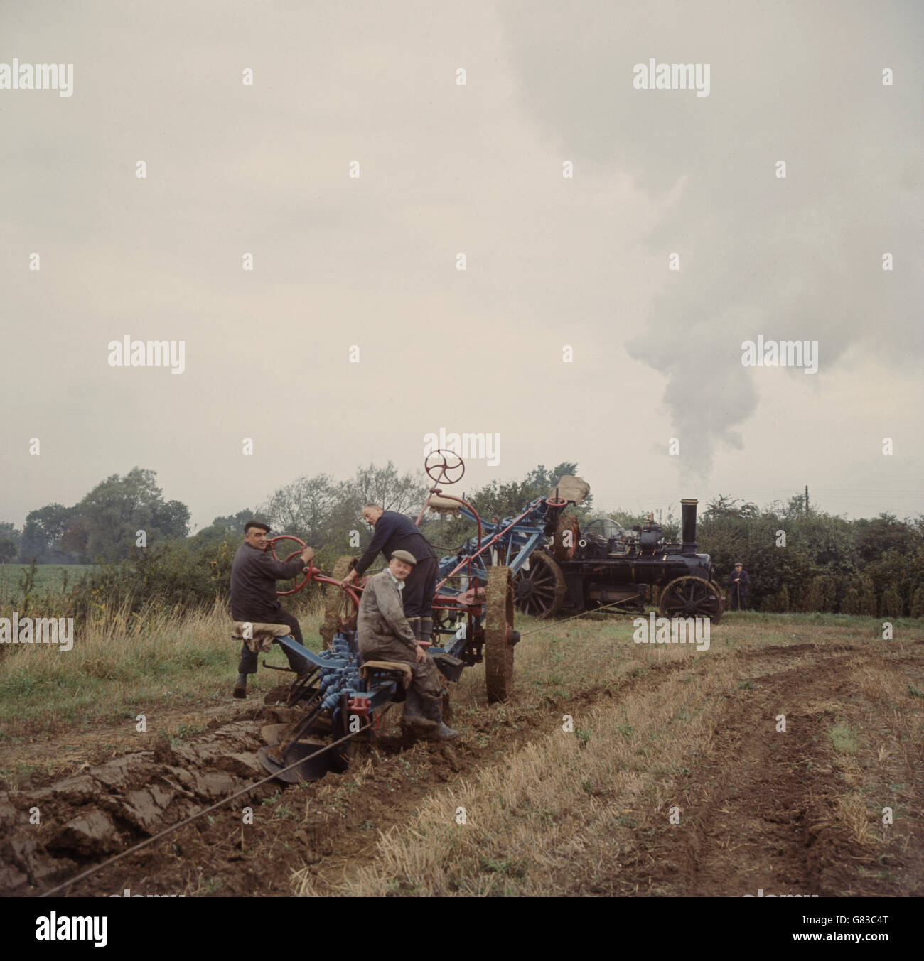 Agriculture - Balance Plough - Essex Stock Photo - Alamy