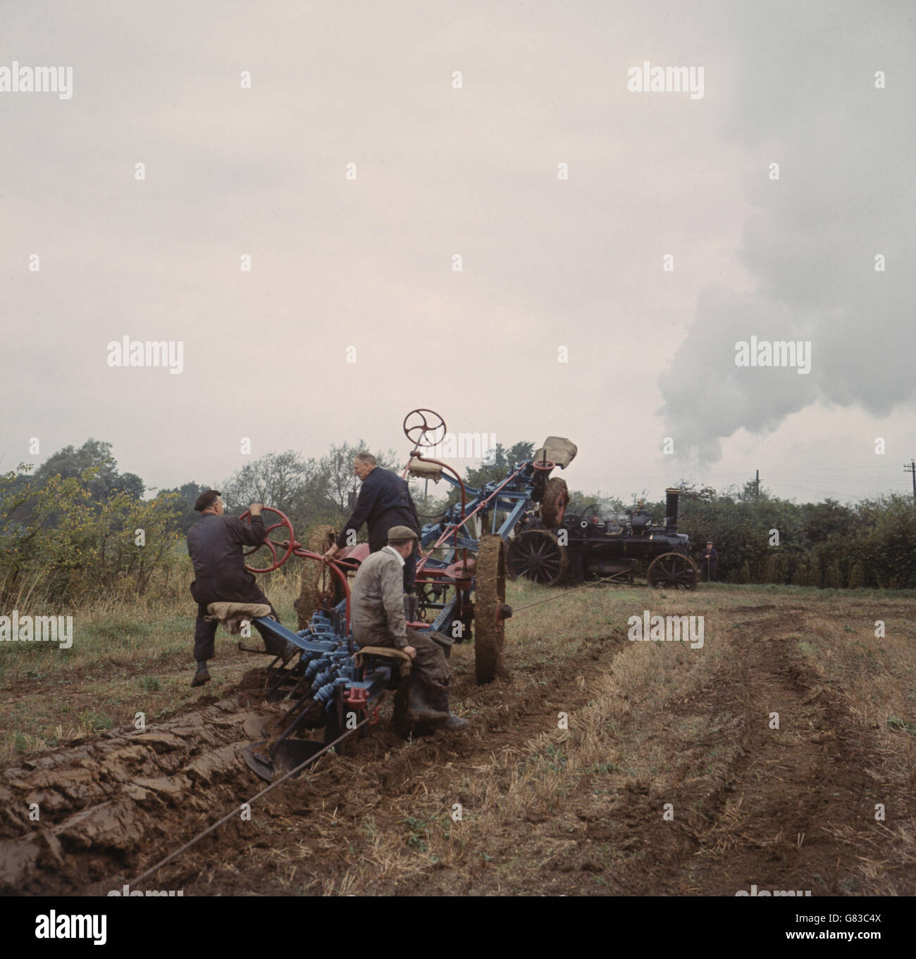 Agriculture - Balance Plough - Essex Stock Photo - Alamy