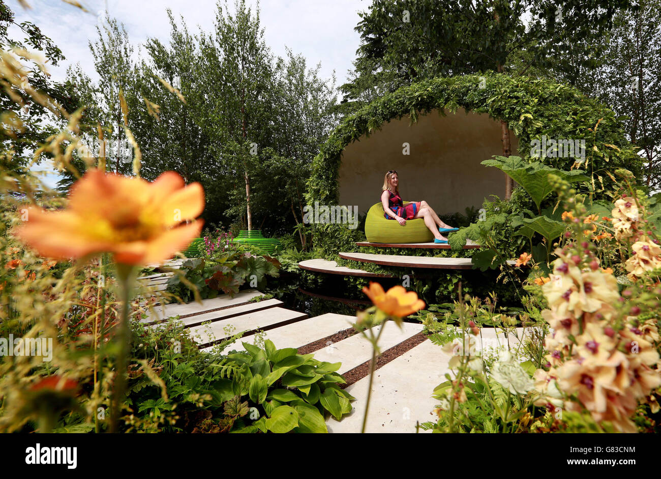 RHS Hampton Court Palace Flower Show 2015 Stock Photo - Alamy
