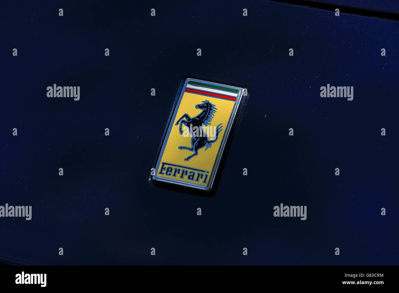 Ferrari badge on hi-res stock photography and images - Alamy