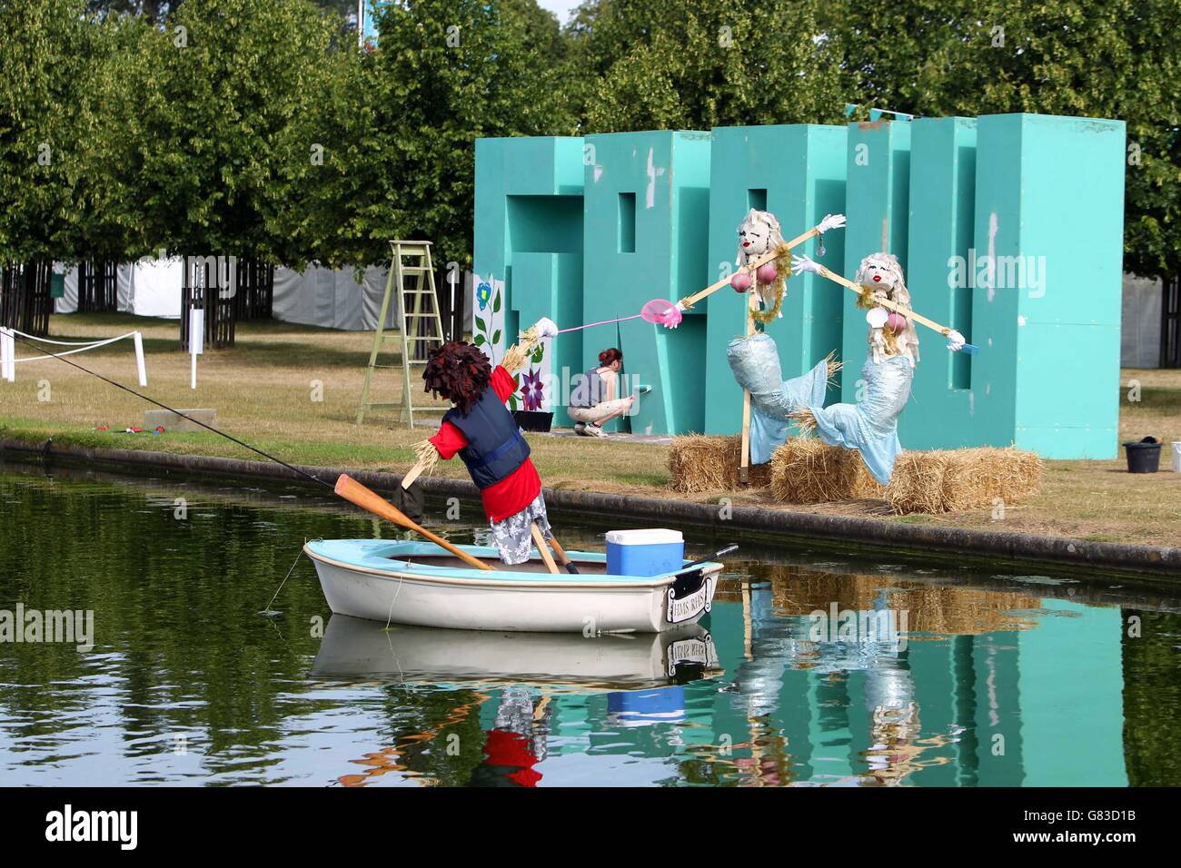 RHS Hampton Court Palace Flower Show 2015 Stock Photo - Alamy