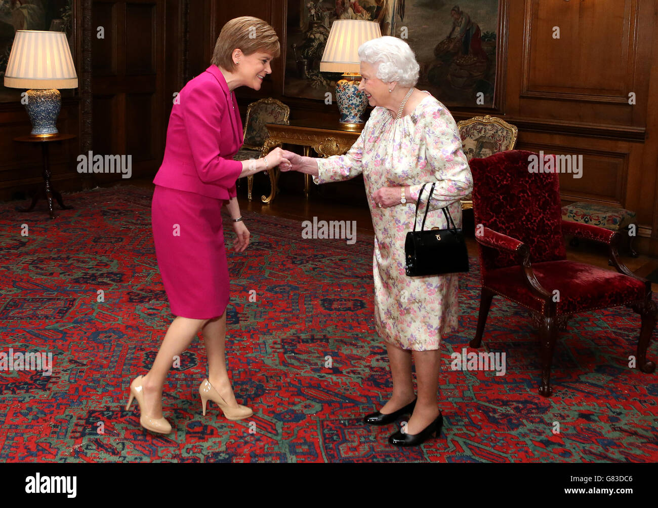 Audience with the Queen Stock Photo - Alamy