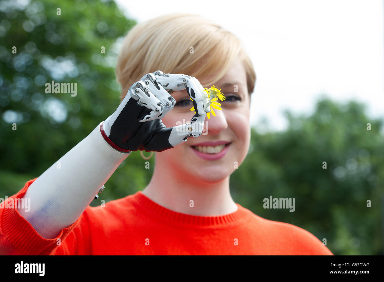 Poses portraits offices london prosthetic centre hi-res stock ...