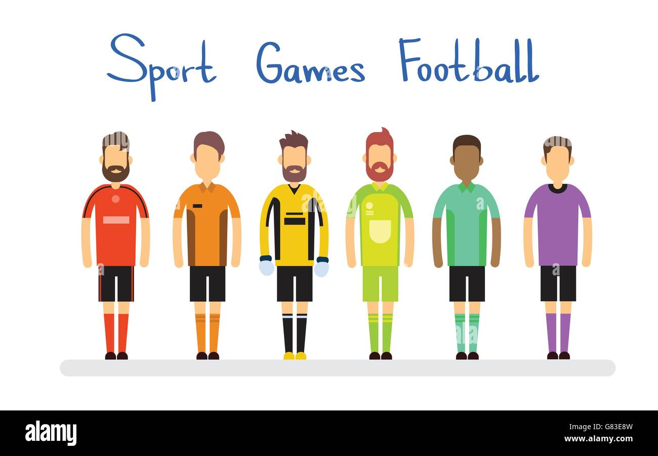 Football Match Team Sport Competition Banner Stock Vector Image & Art ...