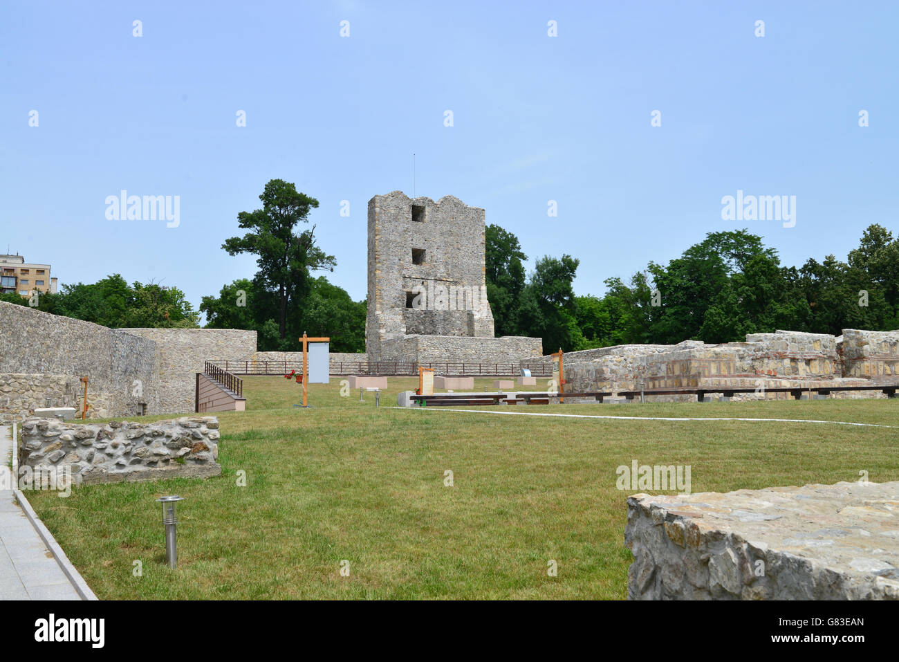 drobeta turnu severin city romania medieval fortress landmark Stock ...