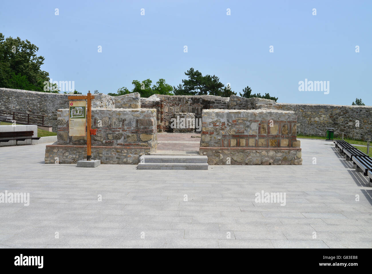drobeta turnu severin city romania medieval fortress landmark Stock ...