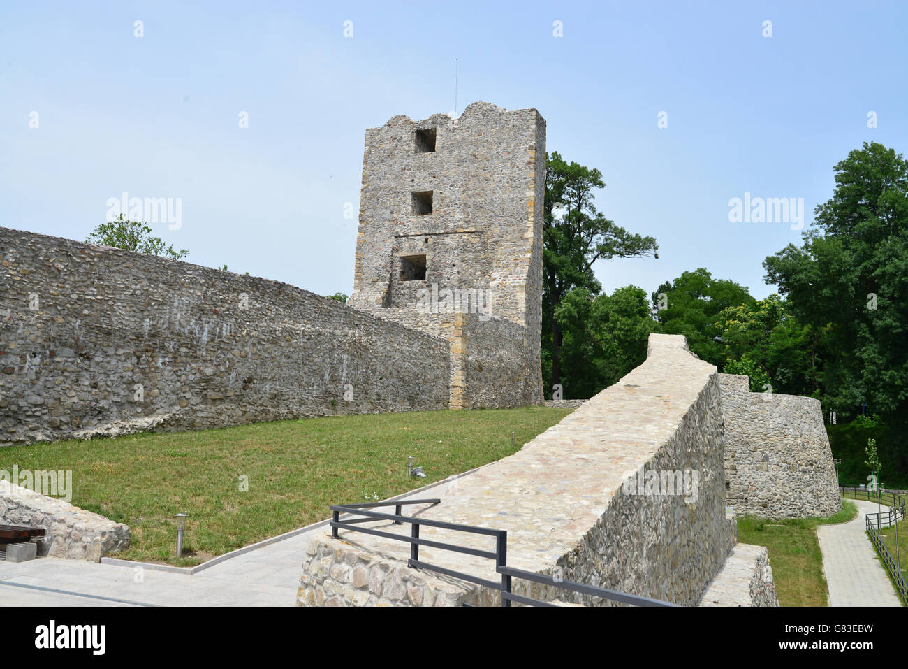 drobeta turnu severin city romania medieval fortress landmark Stock ...