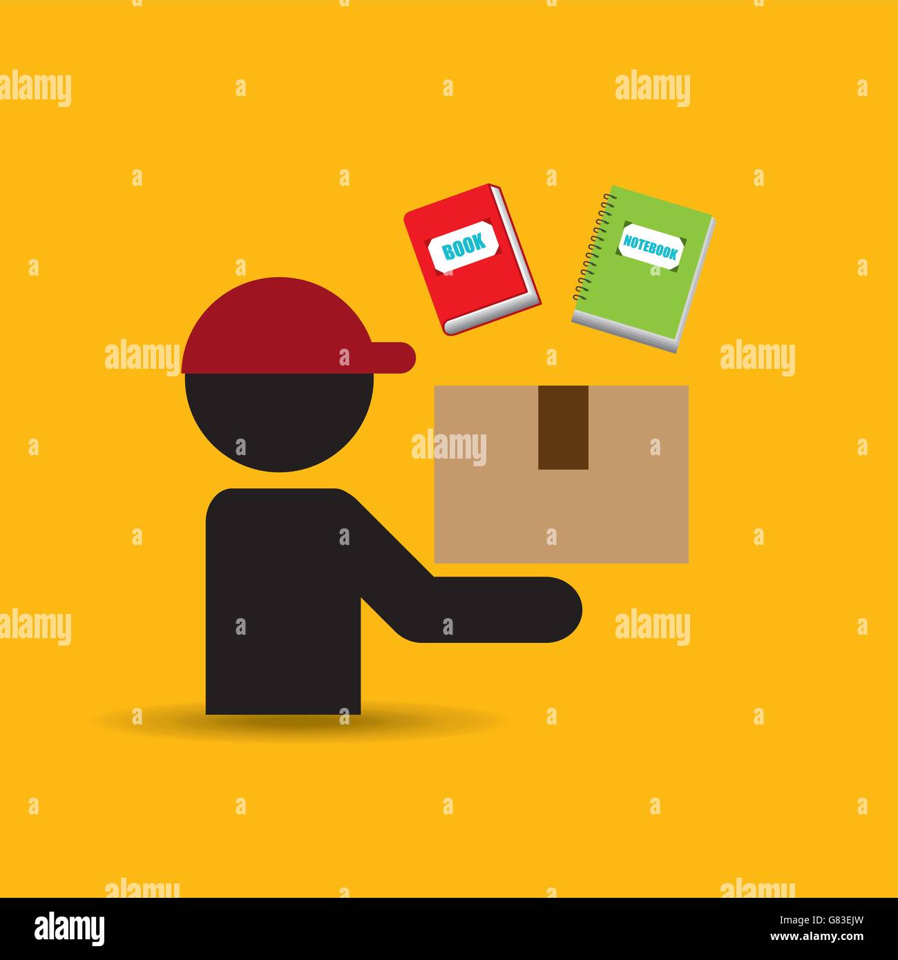 delivery service design Stock Vector Image & Art - Alamy