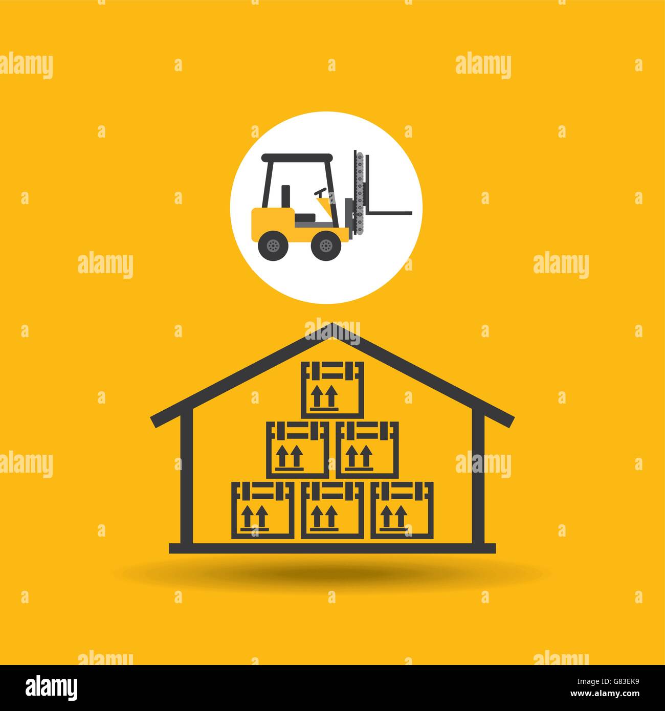 delivery service design Stock Vector Image & Art - Alamy