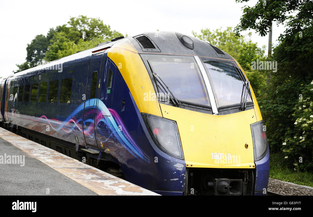 First Hull train at Howden. PRESS ASSOCIATION Photo. Picture date ...
