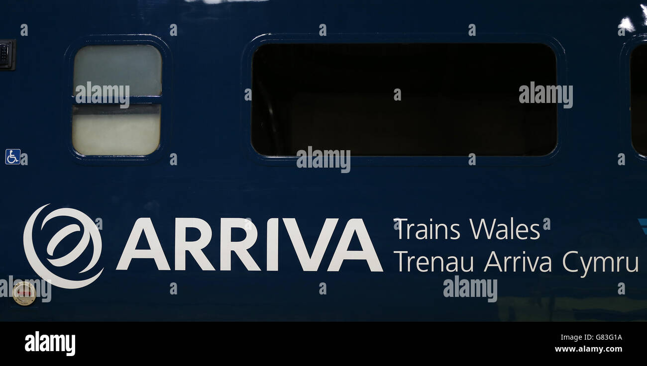 Arriva Trains Wales signage. PRESS ASSOCIATION Photo. Picture date ...