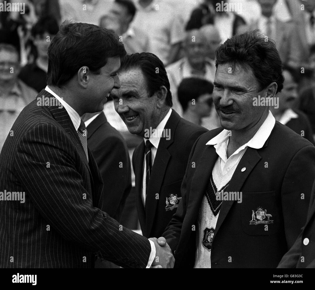Australian cricket captain allan border hi-res stock photography and ...