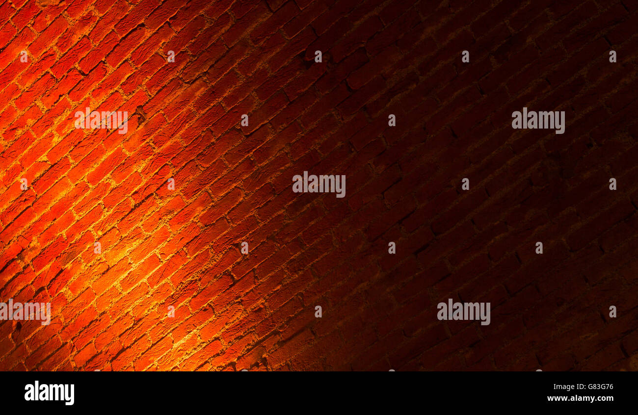 Old brick tunnel lit hi-res stock photography and images - Alamy