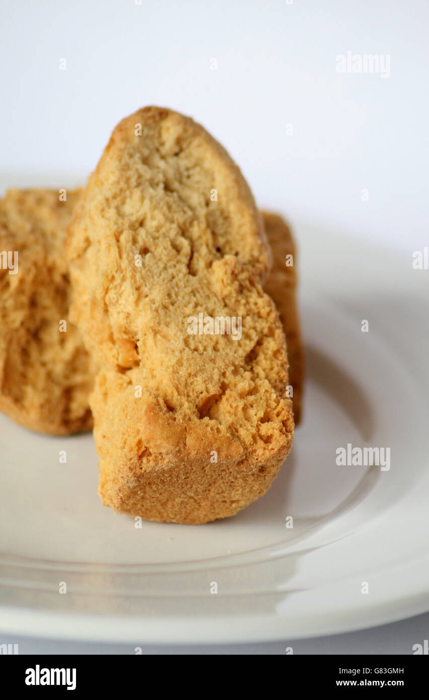 Traditional South African Rusks on a plate Stock Photo - Alamy