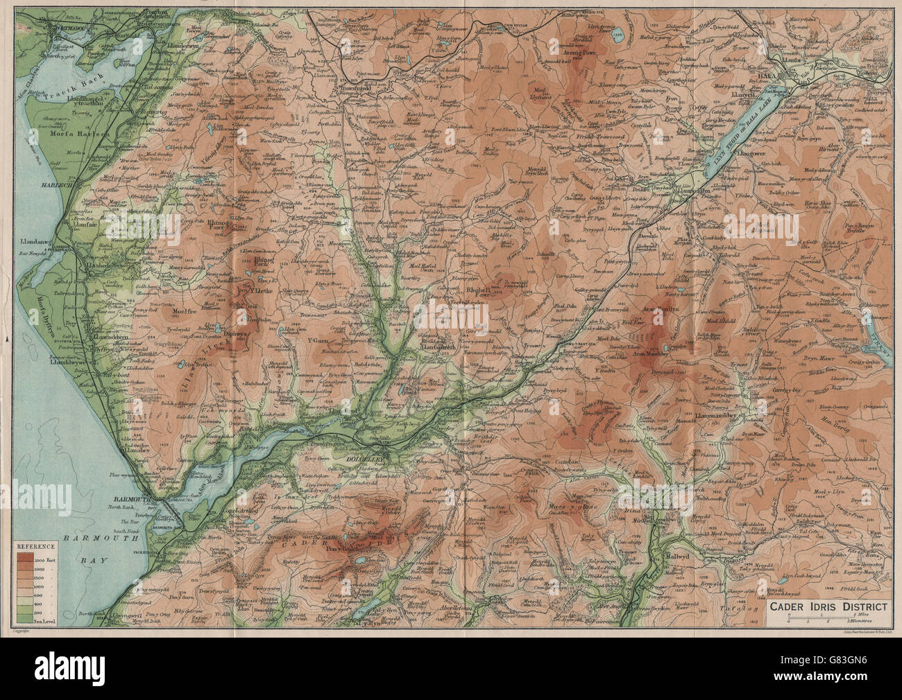 Bala map hi-res stock photography and images - Alamy