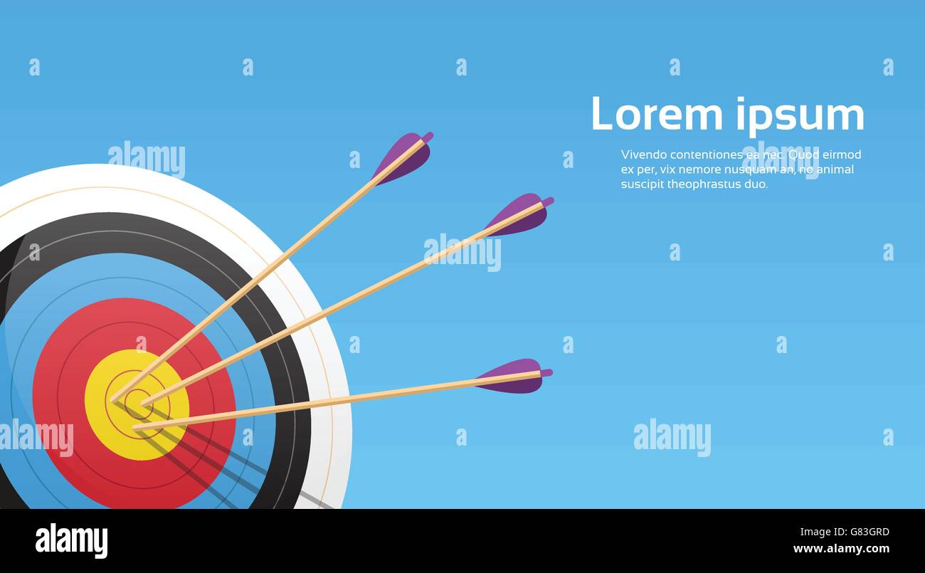 Arrows target practice Stock Vector Images - Alamy