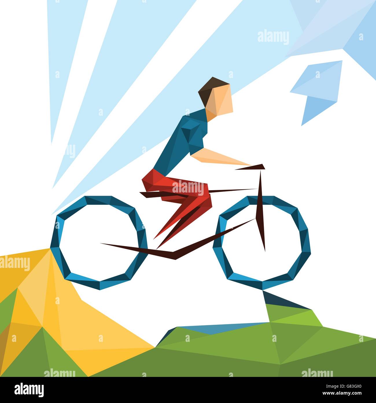 Cycling track velodrome Stock Vector Images - Alamy