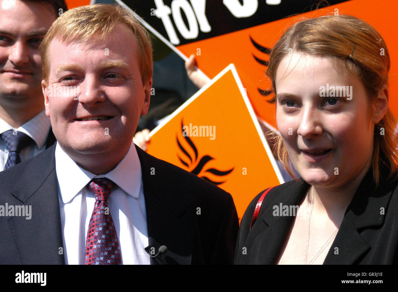 During a visit to howden senior school in howden hi-res stock ...