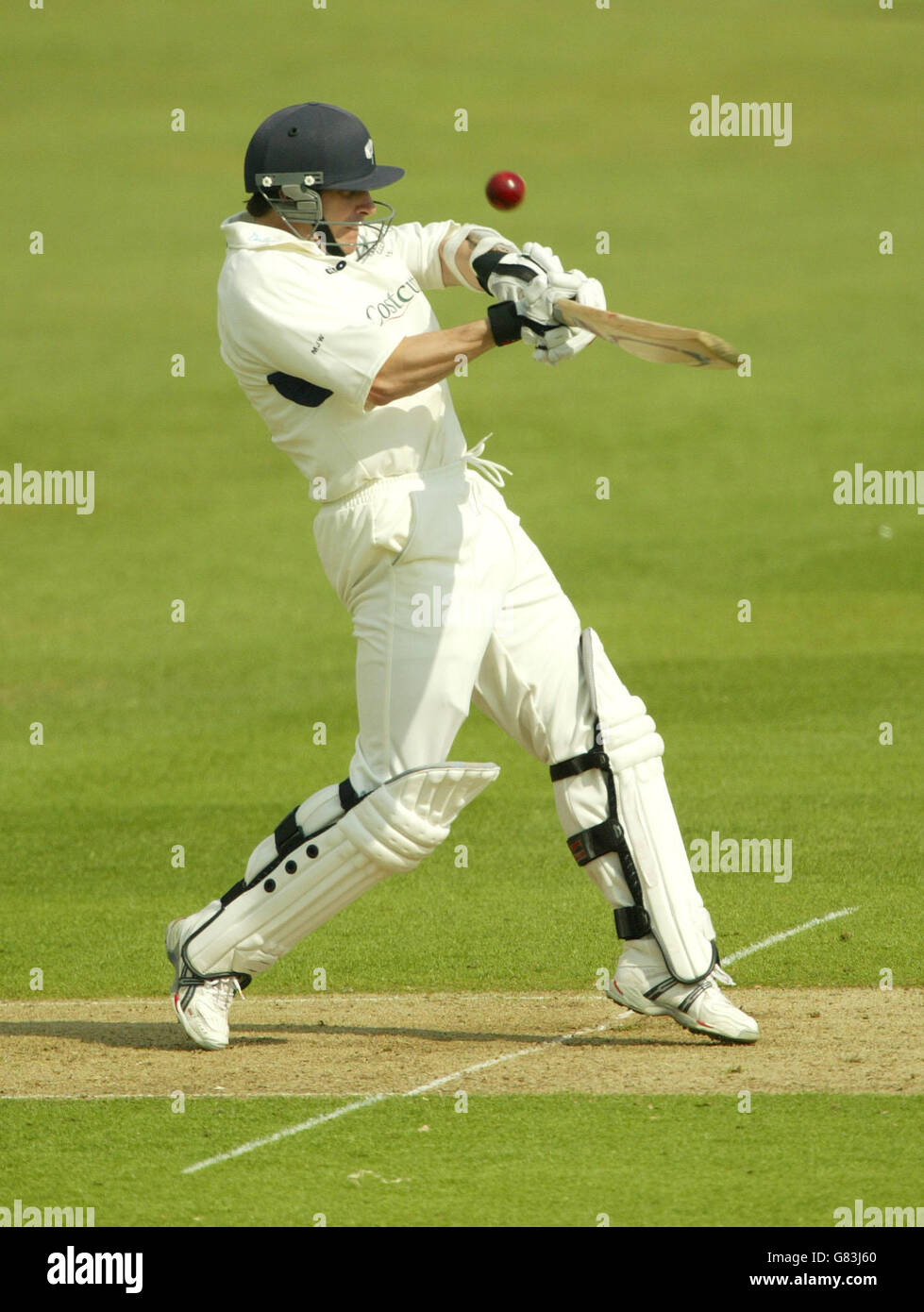 Yorkshires matthew wood hits out on his way to 95 hi-res stock ...