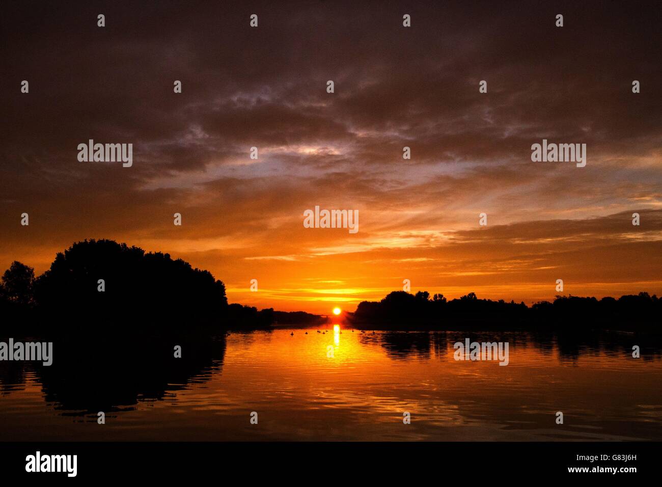 Summer weather June 24th 2015 Stock Photo - Alamy