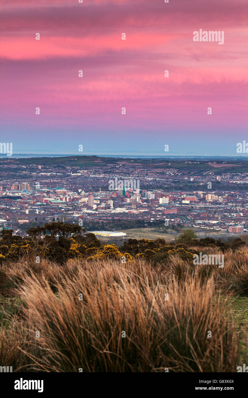 Belfast aerial hi-res stock photography and images - Alamy