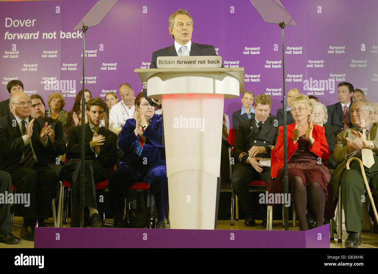 General Election Campaign 2005 - Labour - Dover Stock Photo - Alamy