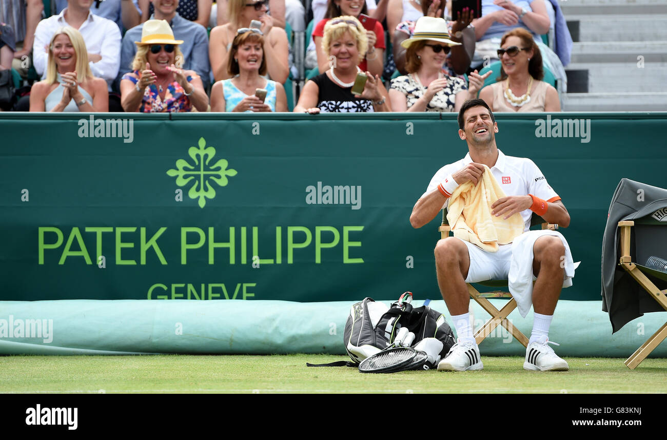 Tennis - The Boodles - Day Three - Stoke Park Stock Photo - Alamy