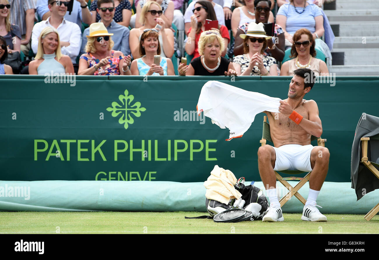Tennis - The Boodles - Day Three - Stoke Park Stock Photo - Alamy