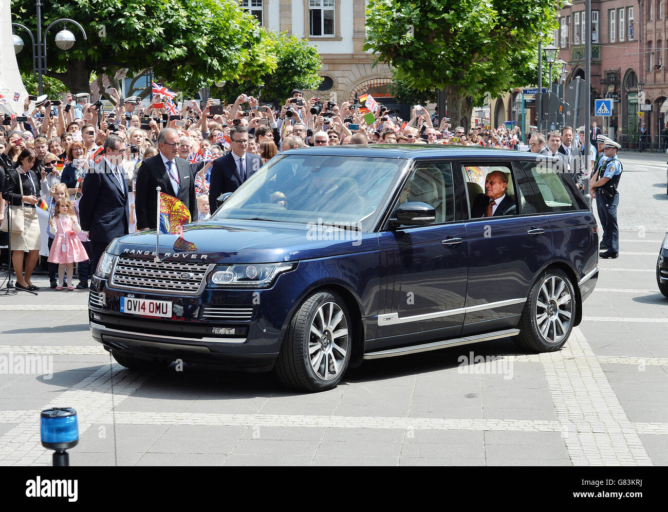 The Range Rover used by the Duke of Edinburgh and Queen Elizabeth II in ...