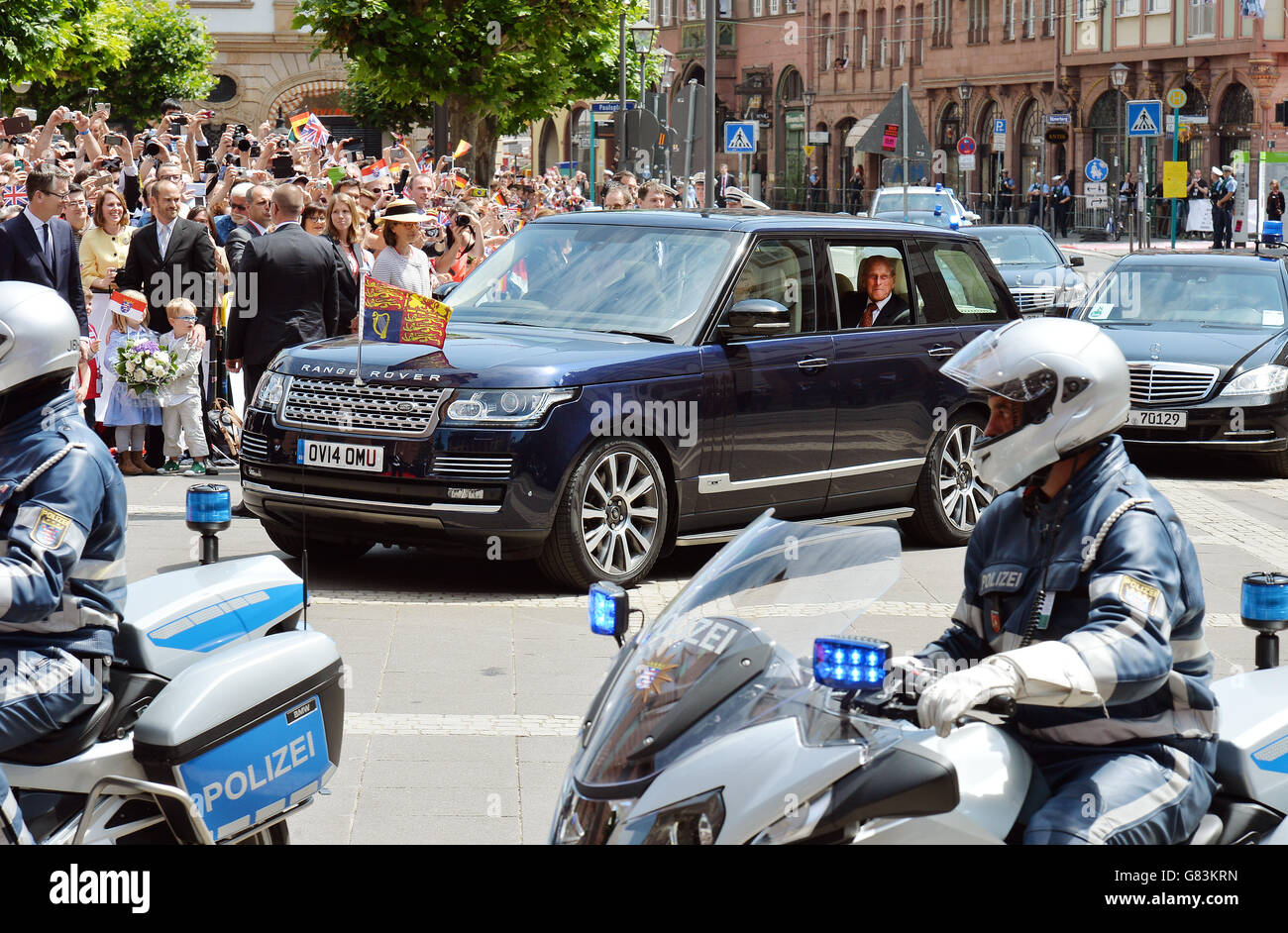 The Range Rover used by the Duke of Edinburgh and Queen Elizabeth II in ...
