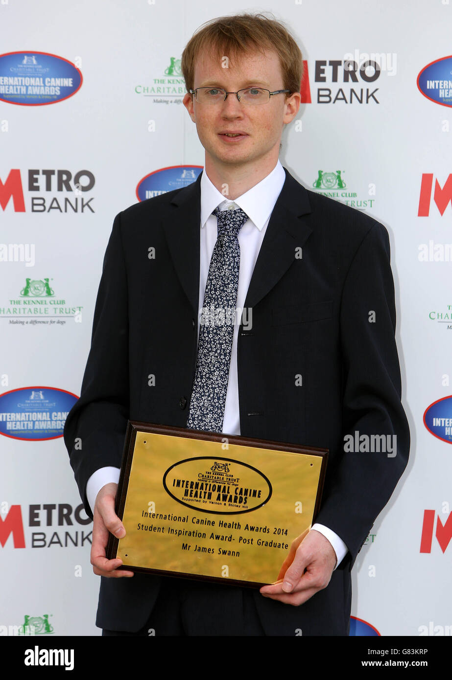 EDITORIAL USE ONLY James Swann receives the Student Inspiration Award ...