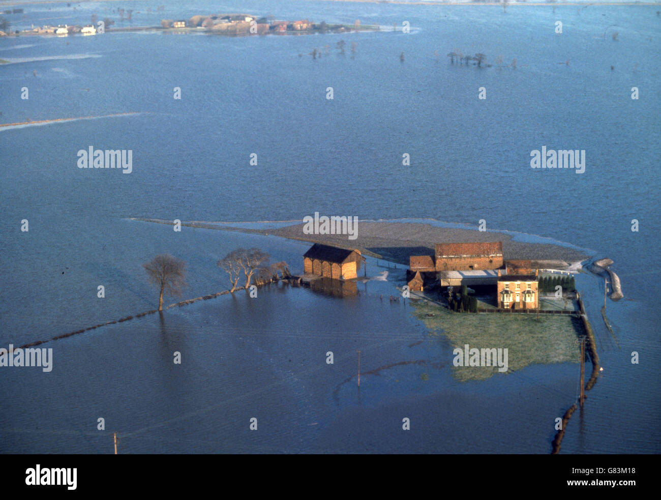 Selby flooding aerial hi-res stock photography and images - Alamy