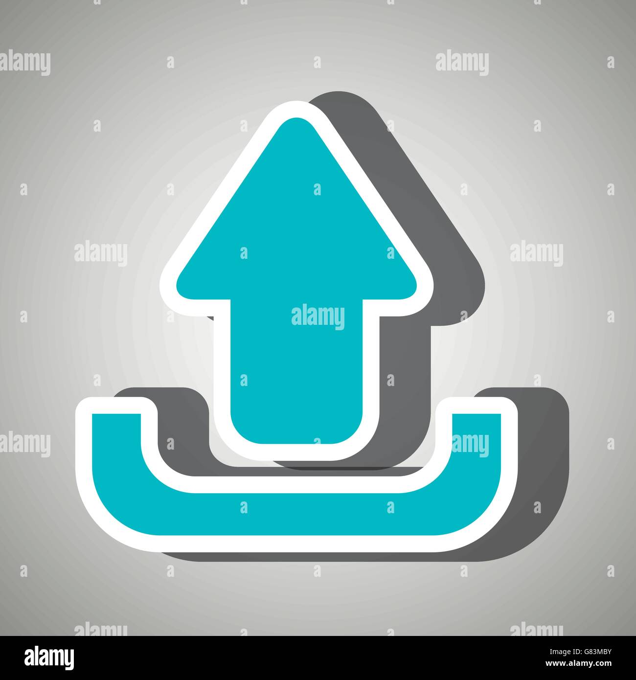 upload arrow design Stock Vector Image & Art - Alamy