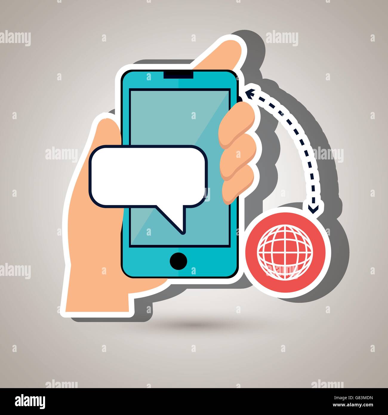 mobile technology design Stock Vector Image & Art - Alamy