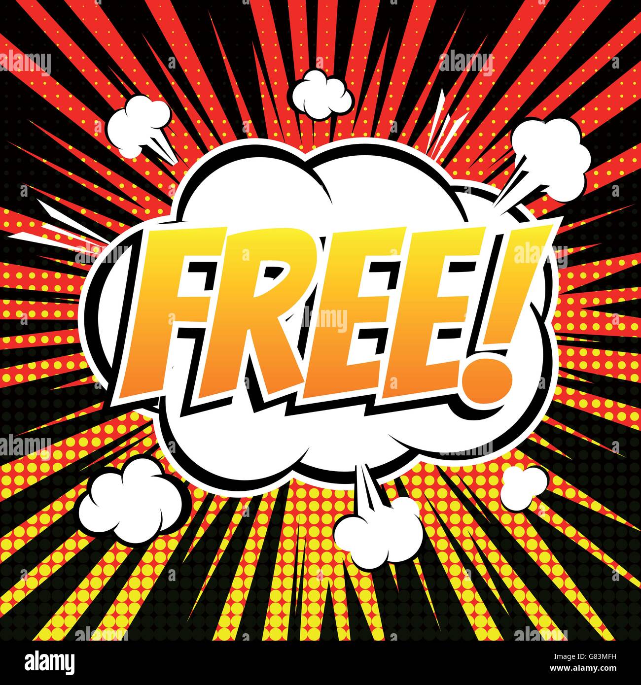 Speech bubble text free Stock Vector Images - Alamy