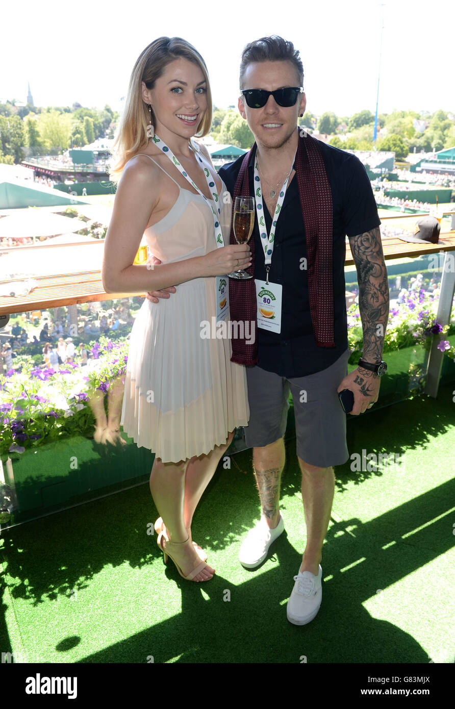 Danny Jones and wife Georgie Jones help Robinsons celebrate their 80 year partnership with ...