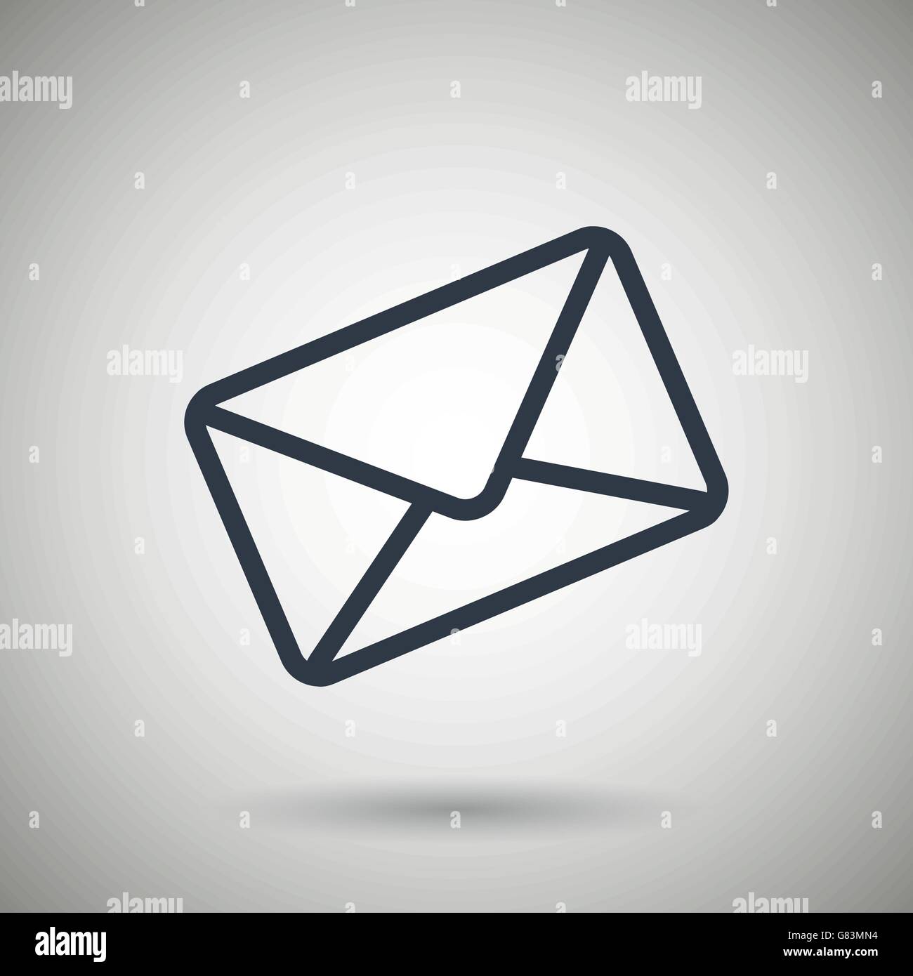 envelope icon design Stock Vector Image & Art - Alamy