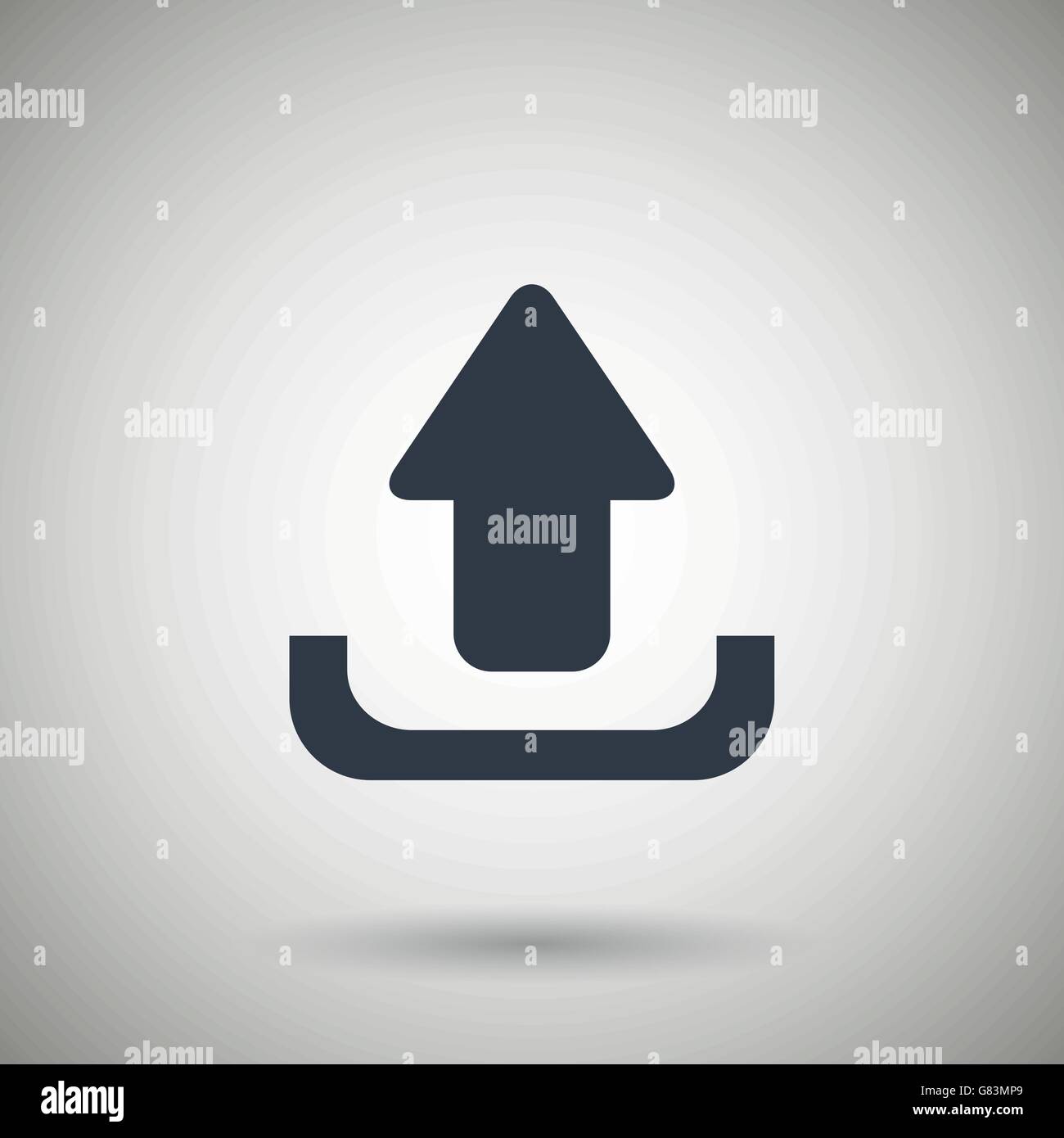 upload arrow design Stock Vector Image & Art - Alamy